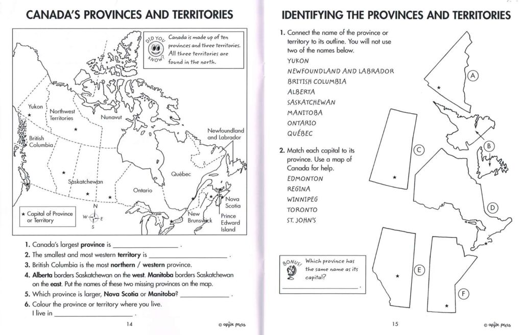 Canada Map Book 1 - Northwood Press