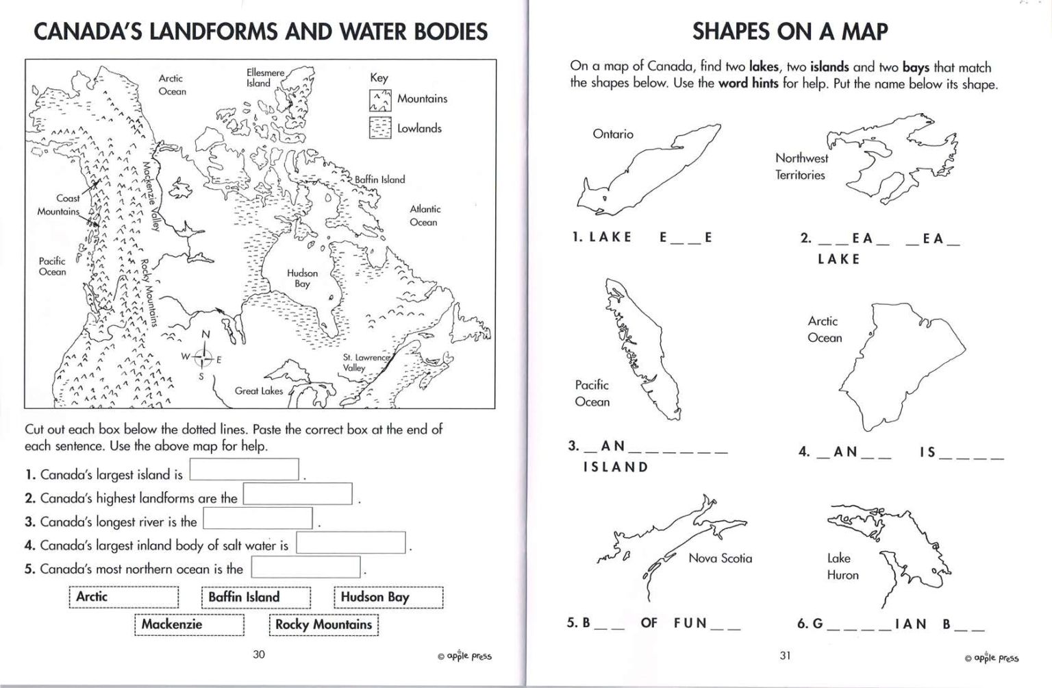 Canada Map Book 1 - Northwood Press