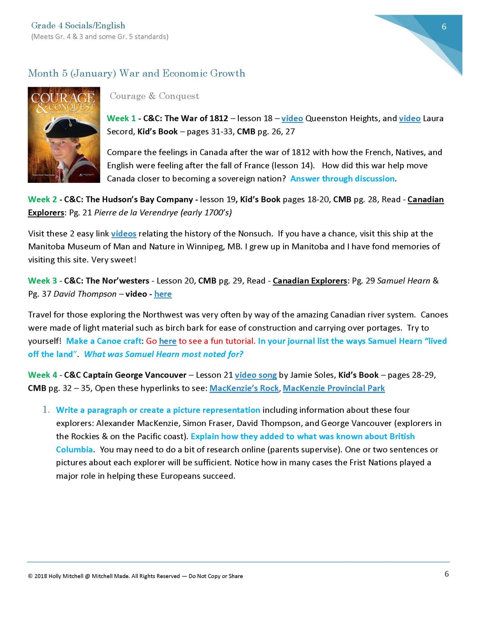 Geography, Province to Province Sixth Edition - Northwood Press