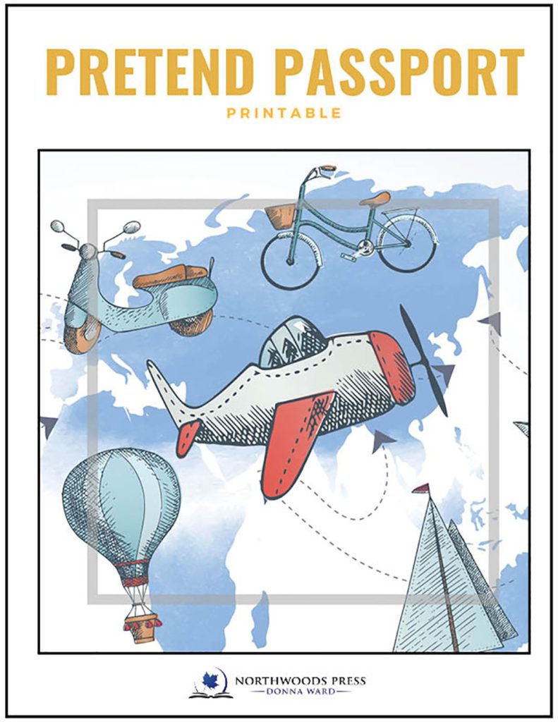 Pretend Passport Template For Kids Pretend Passport Printables